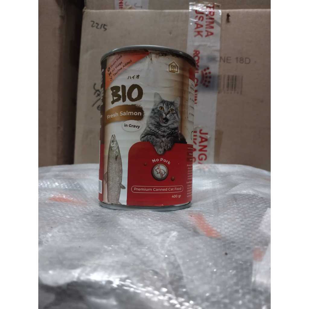 Jual BIO CAT FOOD SALMON 400GR KALENG | Shopee Indonesia
