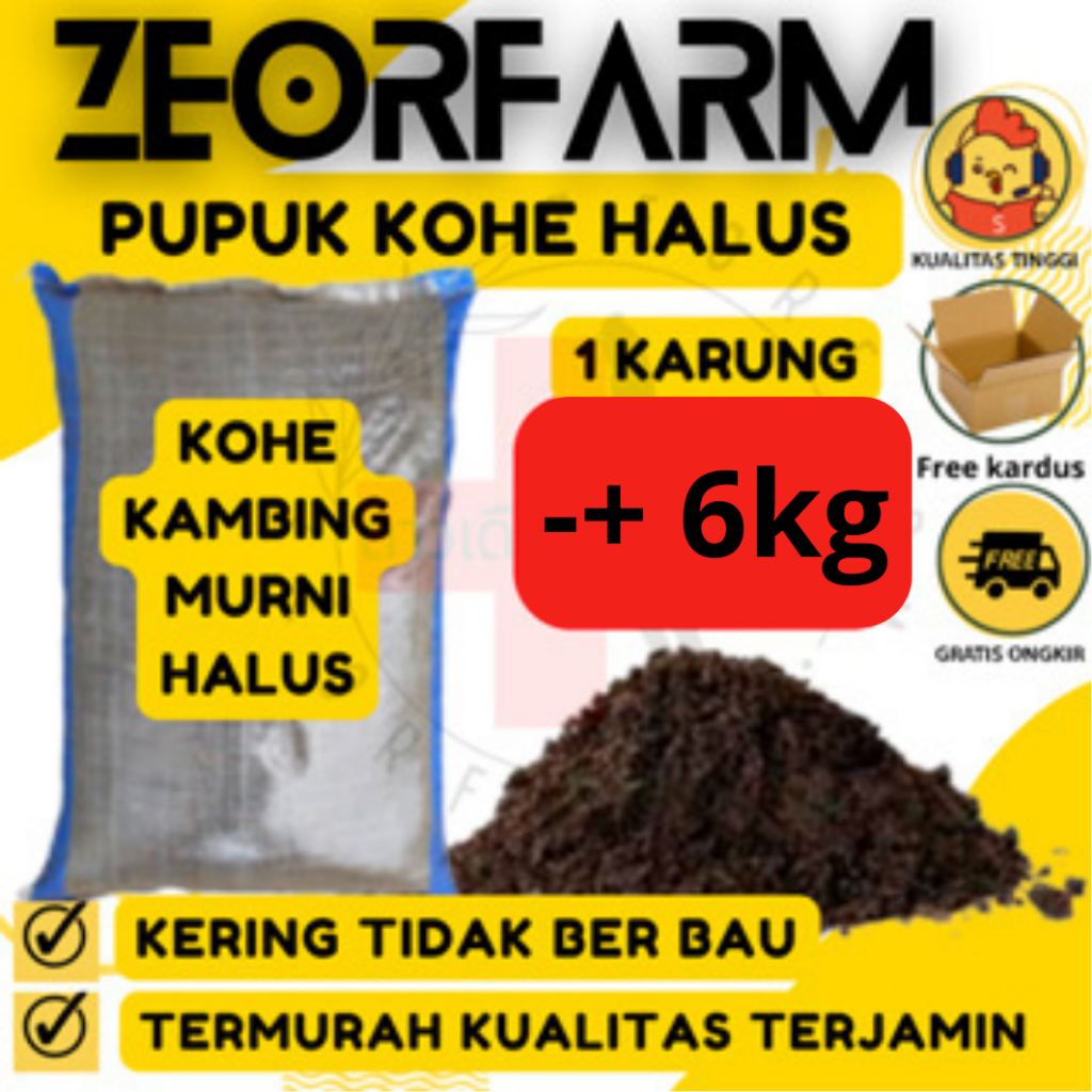 Jual 5kg - Pupuk Kandang Kohe Kambing permentasi Halus - Pupuk Organik ...
