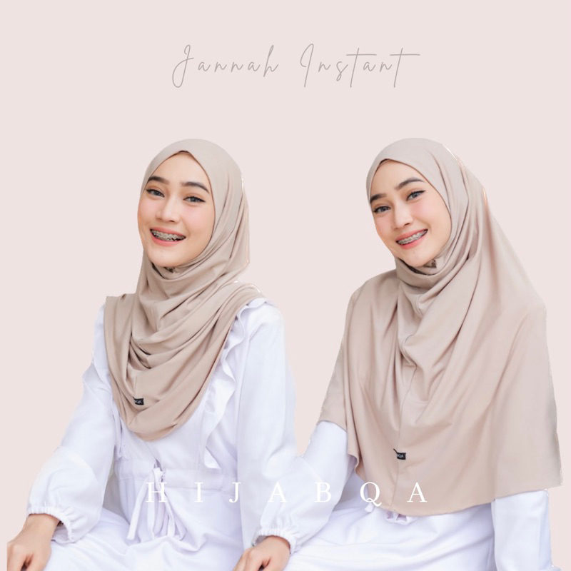 Jual HIJABQA - Jannah Instant / Hijab Instant Jersey | Shopee Indonesia