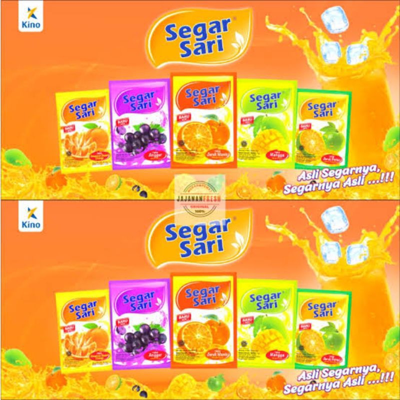 Jual SEGAR SARI RENCENG | MINUMAN SERBUK RASA BUAH | 1 RENCENG 10 PCS ...