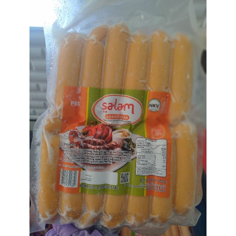 Jual sosis salam mini bakar isi 13 550gr | Shopee Indonesia