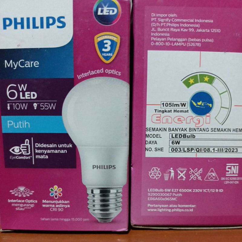 Jual Lampu philips 6w LED | Shopee Indonesia