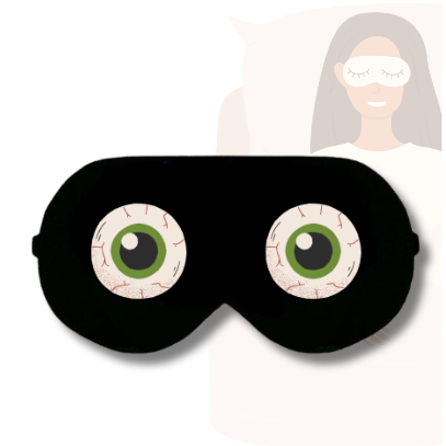 Jual Sleep mask Penutup mata Motif mata 3D | Shopee Indonesia