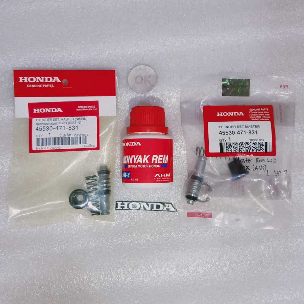 Jual 45530 471 831 KARET SEAL SIL MASTER REM KIT CAKRAM DEPAN CYLINDER SET MASTER HONDA PCX ADV ...