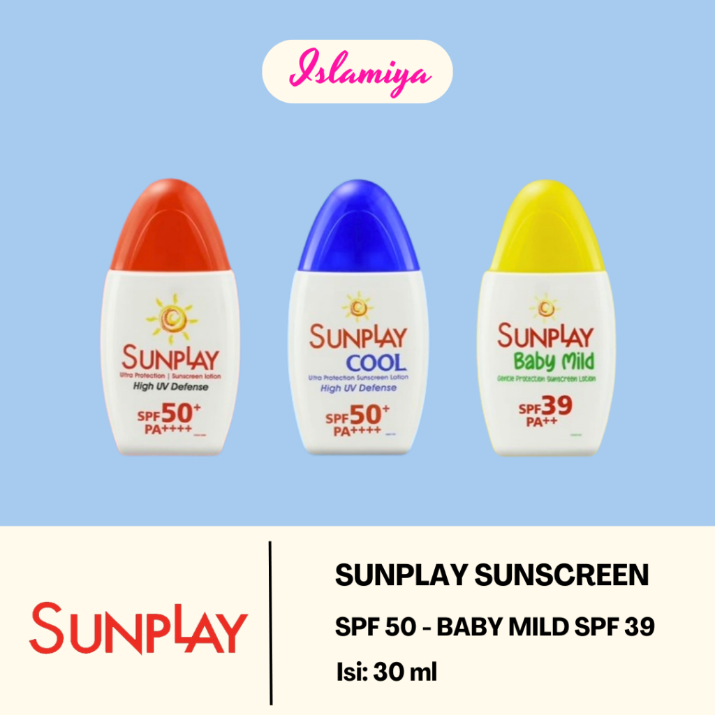 Jual Sunplay UVA UVB SPF50 PA++++| Sunplay Baby Mild SPF 39 PA++ ...