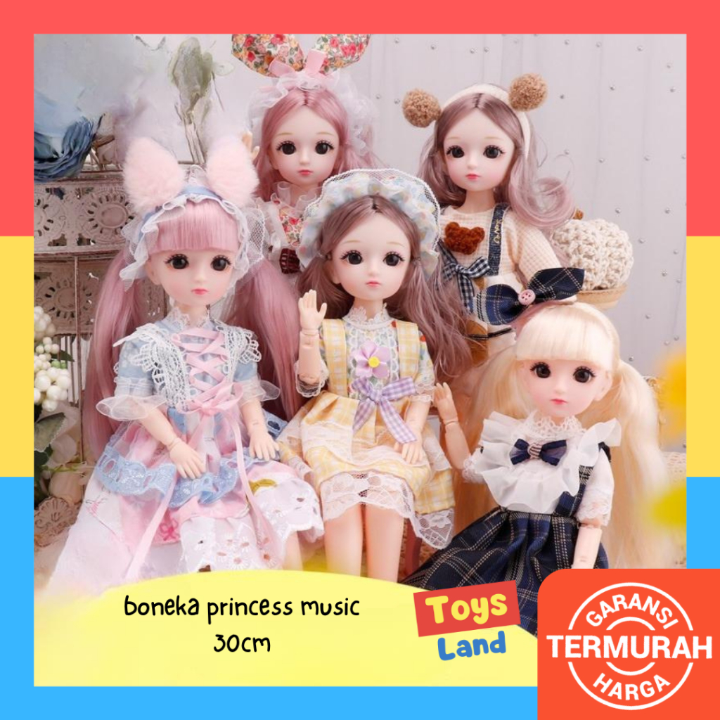 Jual Boneka BJD Doll Princess 30CM Boneka Cantik Boneka Princess Doll ...