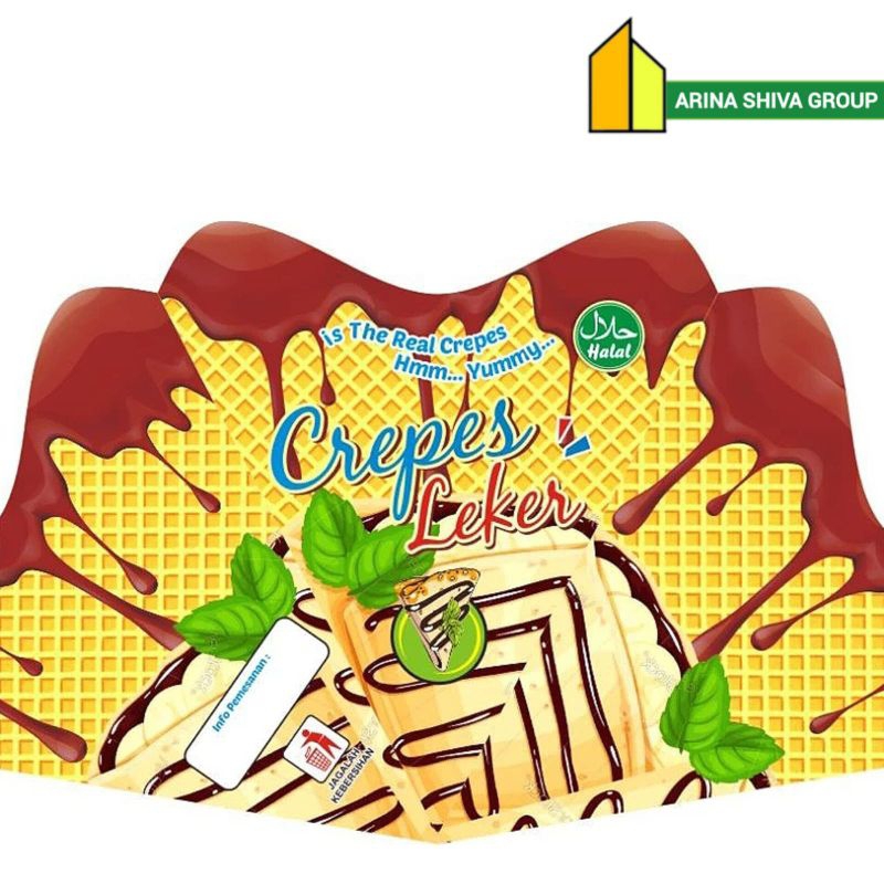 Jual 200 LEMBAR KEMASAN CREPES LIPAT JUMBO PAPER CRAFT KARTON SUPER ...