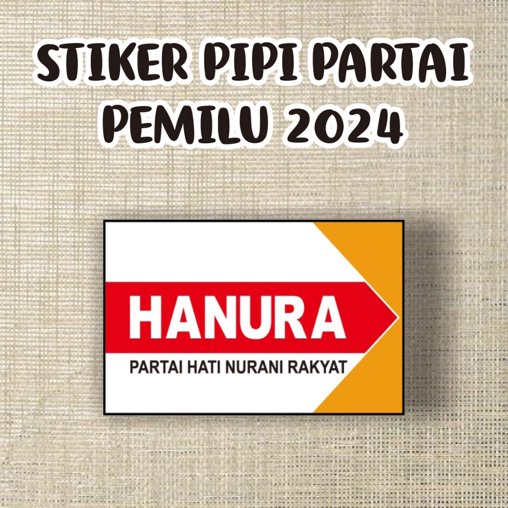 Jual STIKER PIPI LOGO / LAMBANG PARTAI PEMILU 2024 | Shopee Indonesia