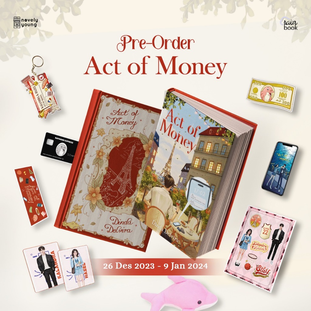 Jual Novel Act Of Money - Dinda Delvira - Rainbook Publishing - Gratis Biaya Packing | Shopee ...
