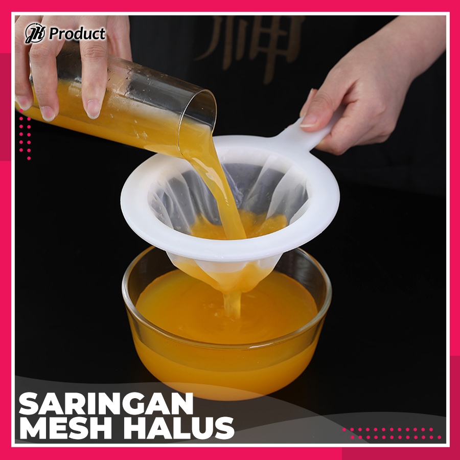 Jual Saringan Filter Jaring Nilon Halus Mesh Gagang Penyaring Minuman ...