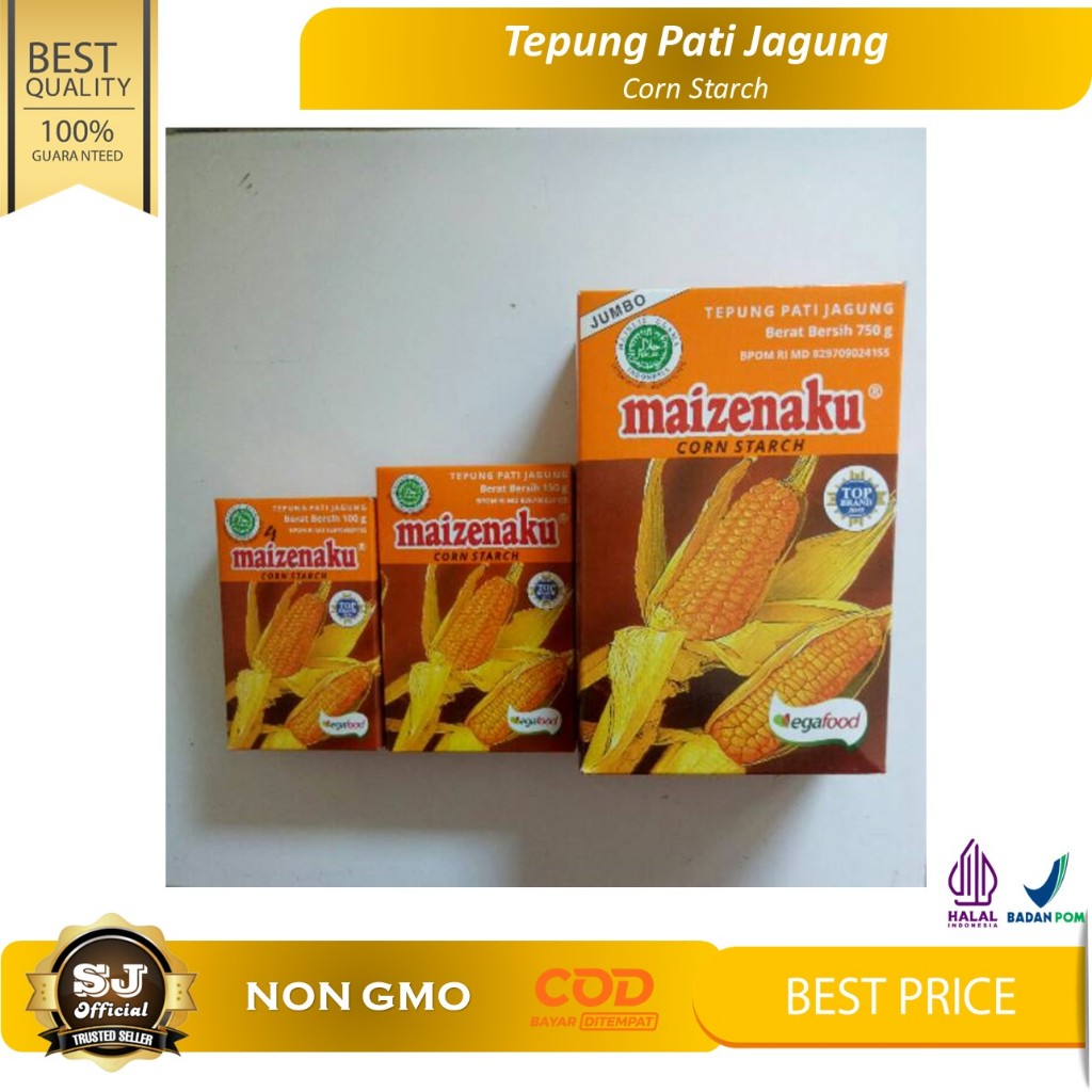Jual MAIZENAKU 100gr / Maizena / Tepung Pati Jagung / Corn Starch ...