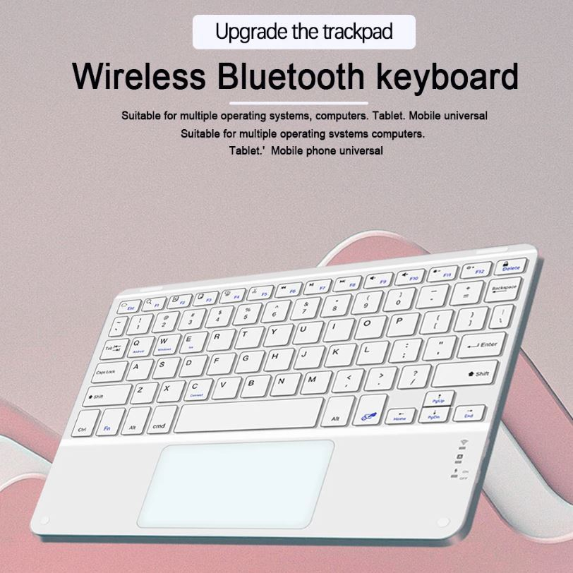 Jual Keyboard Touchpad Wireless Bluetooth For IOS/Android/Windows ...
