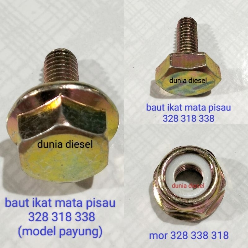 Jual baut mor ikat pisau model payung topi baut mesin potong rumput ...