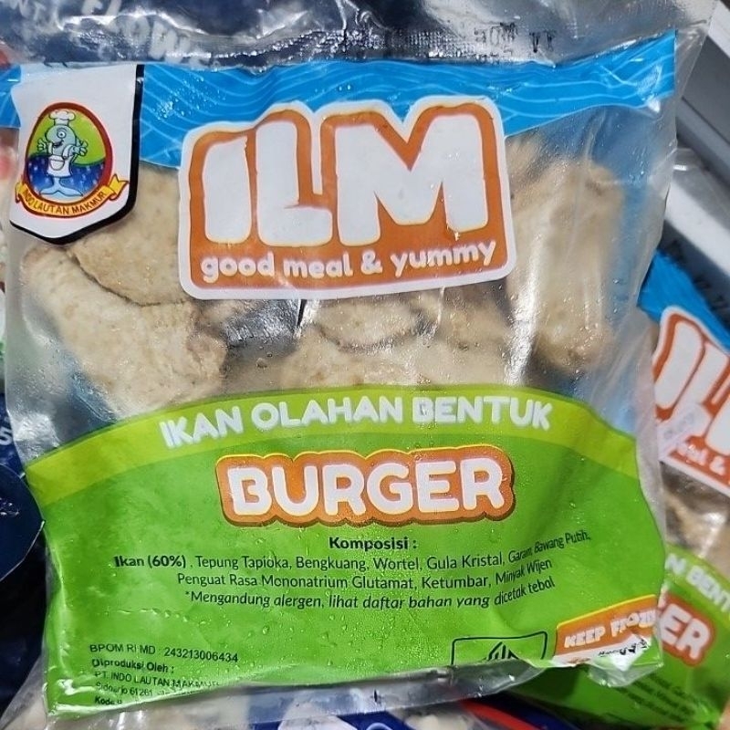 Jual ILM Ikan Olahan Bentuk Burger 500gram | Shopee Indonesia