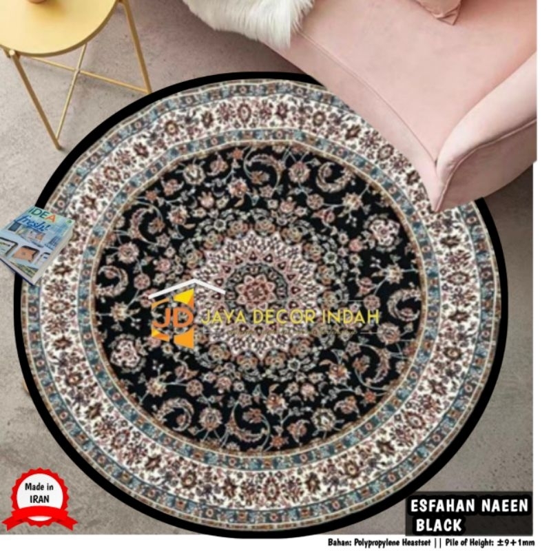 Jual Permadani Bulat Solomon ESFAHAN NAEEN ukuran 150cmx150cm ( Karpet ...