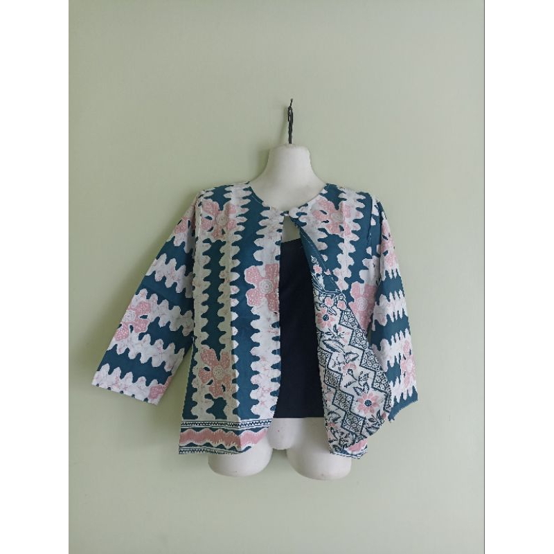 Jual BOLERO MOTIF BOLAK BALIK LENGAN PANJANG / CARDIGAN BOLAK BALIK ...