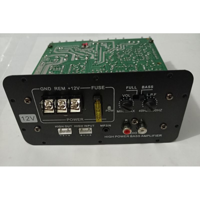 Jual kit bastube subwoofer DC 12 volt mesin bastube aktif kit modul ...