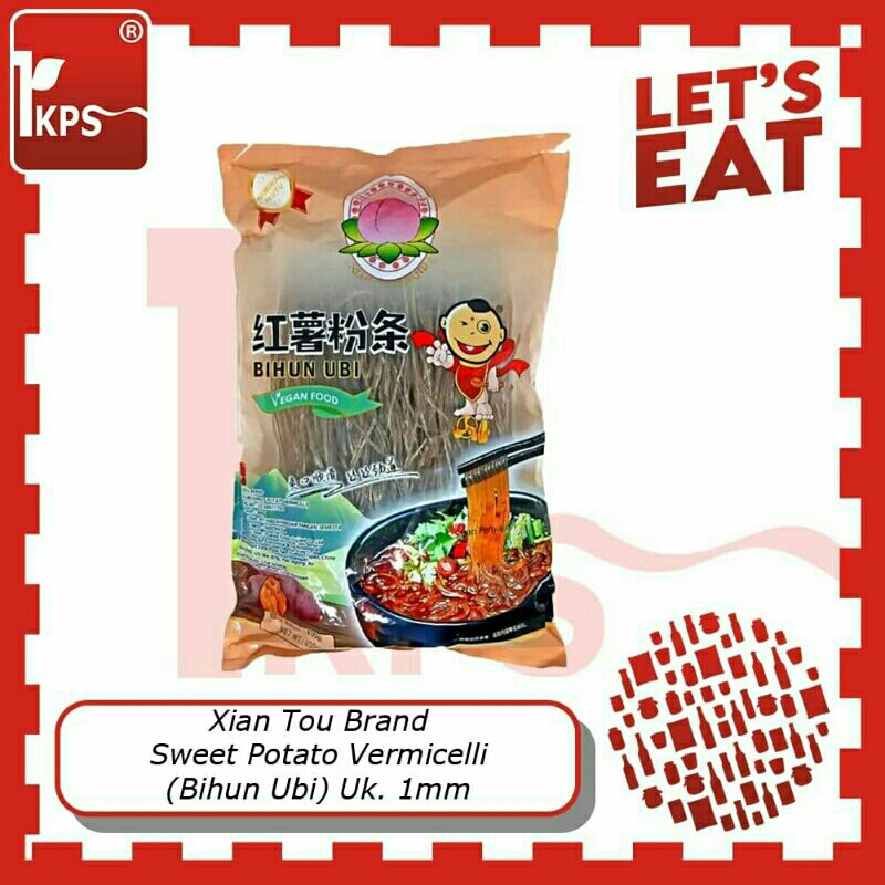 Jual Sweet Potato Vermicelli Uk. 1mm " Xian Tou Brand " / Japchae ...