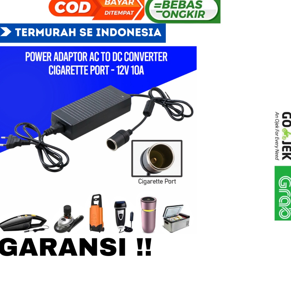 Jual Harga Promo Adaptor 12V 1A Lighter Converter Ac To Dc Multifungsi DZJ | Shopee Indonesia