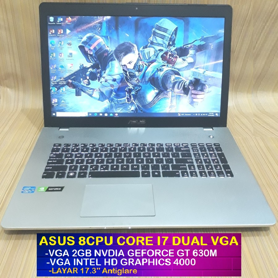 Jual LAPTOP VGA LAYAR LEBAR 17 INCH HARDIS SSD 128GB RAM 4GB | Shopee ...