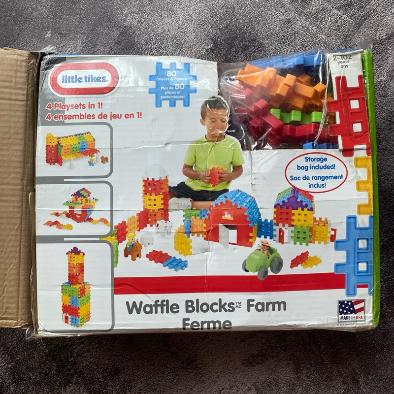 Jual Waffle Block Farm Little Tikes | Shopee Indonesia