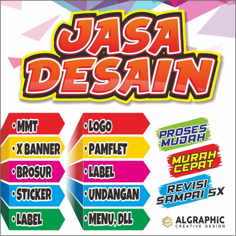 Jual JASA DESAIN GRAFIS / MMT / BANNER / STIKER / LABEL / DLL | Shopee ...