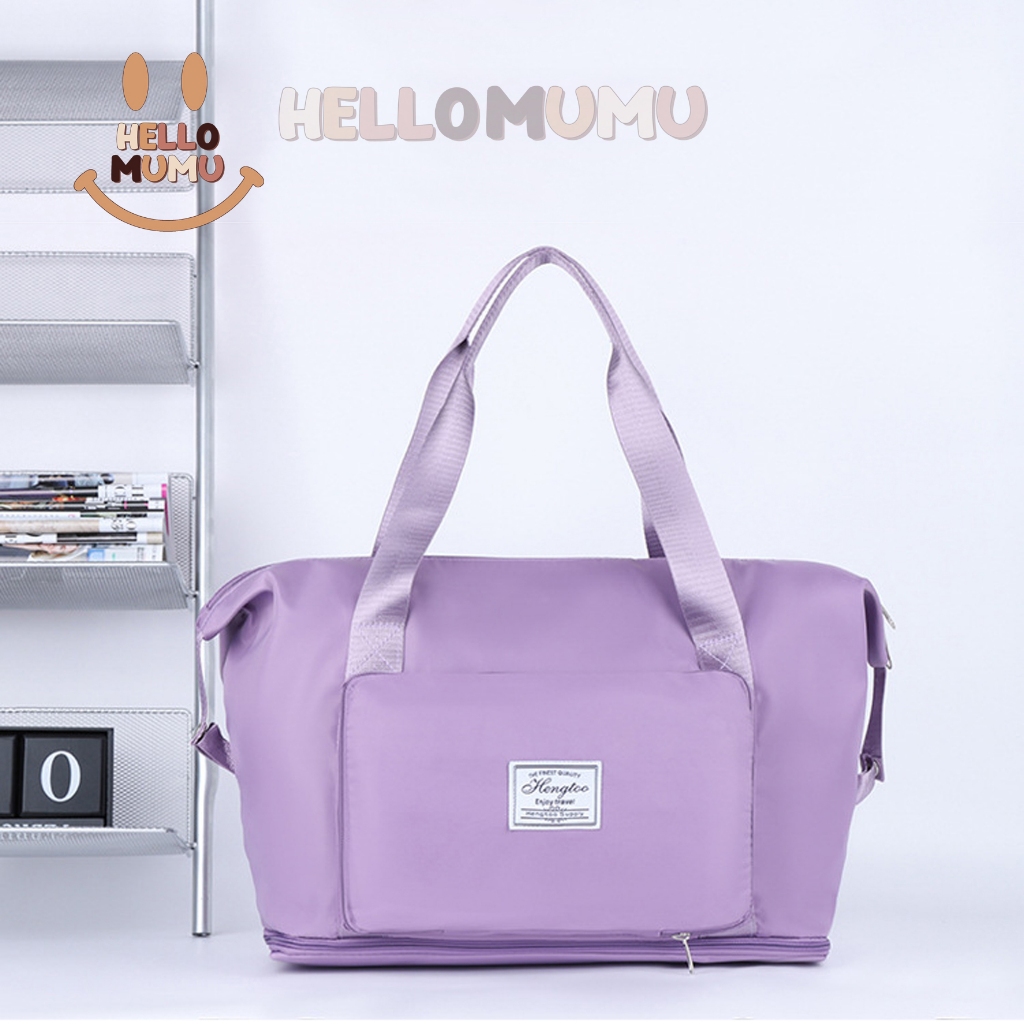 Jual Hellomumu Travel Bag Lipat 1 & 2 Tingkat HM214 | Shopee Indonesia