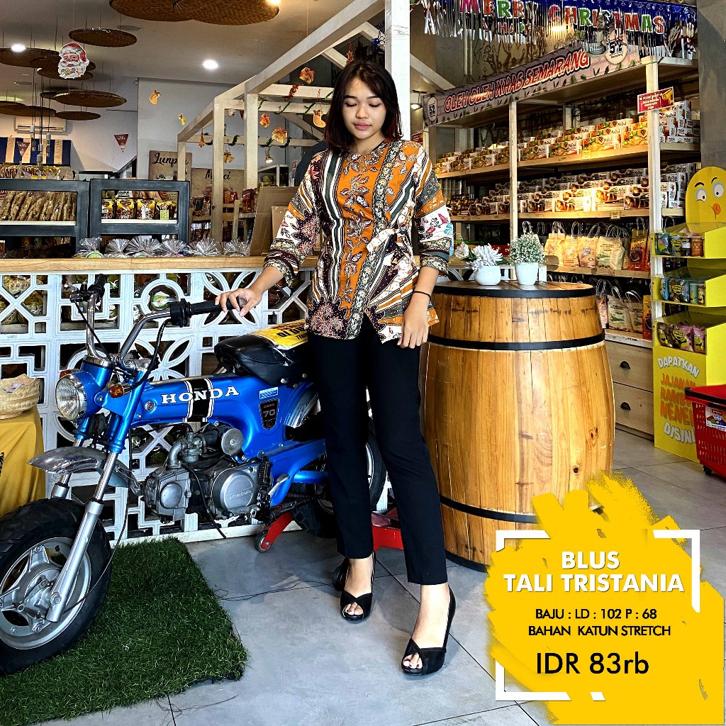 Jual BLUS BATIK TALI TRISTANIA | Shopee Indonesia