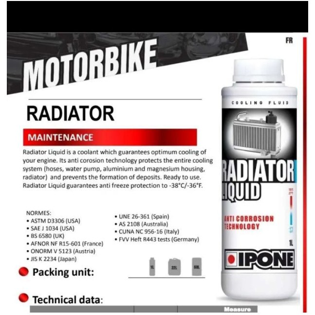 Jual Air Radiator Merk Ipone Ukuran 1000 ml / 1 Liter | Shopee Indonesia