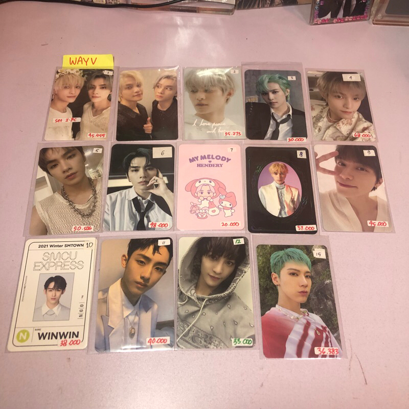 Jual WAYV NCT 2020 KUN TEN XIAOJUN HENDERY WINWIN YANGYANG PHOTOCARD PC ...