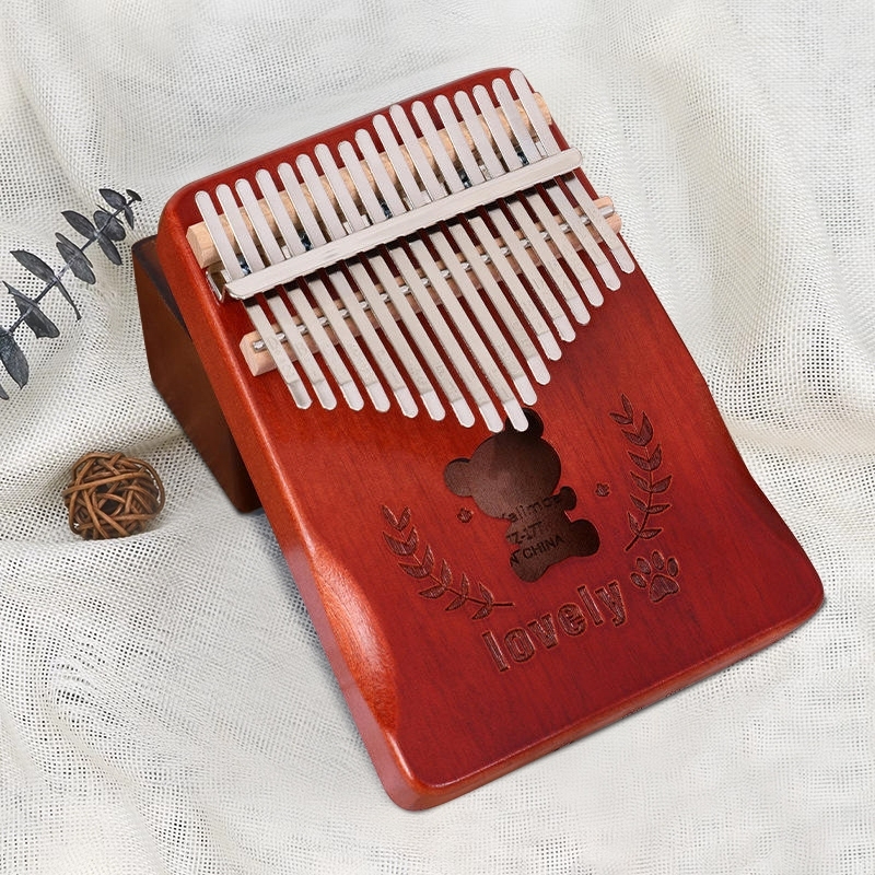 Jual Piano Jempol Kalimba Instrumen Pemula Kalimba 17 Nada Piano Mini ...