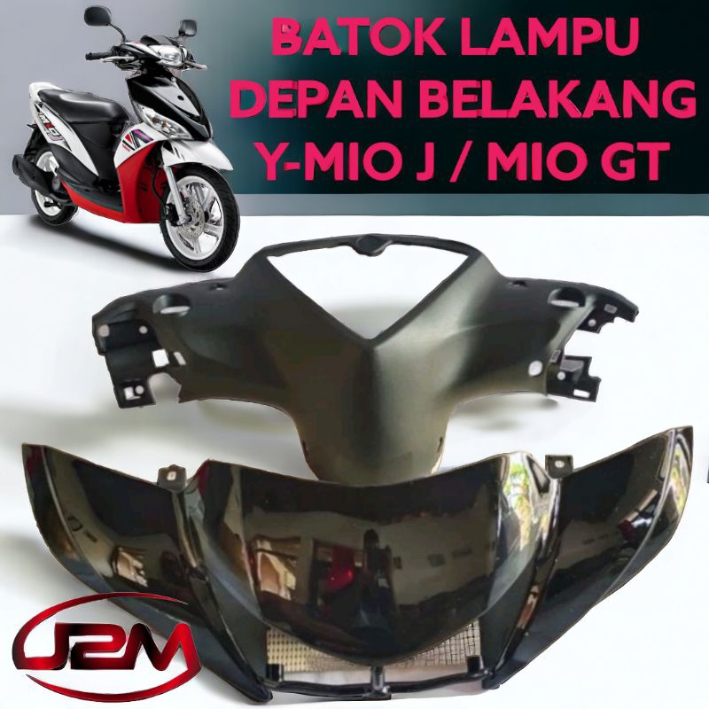 Jual batok kepala lampu depan belakang mio J mio gt hitam | Shopee ...