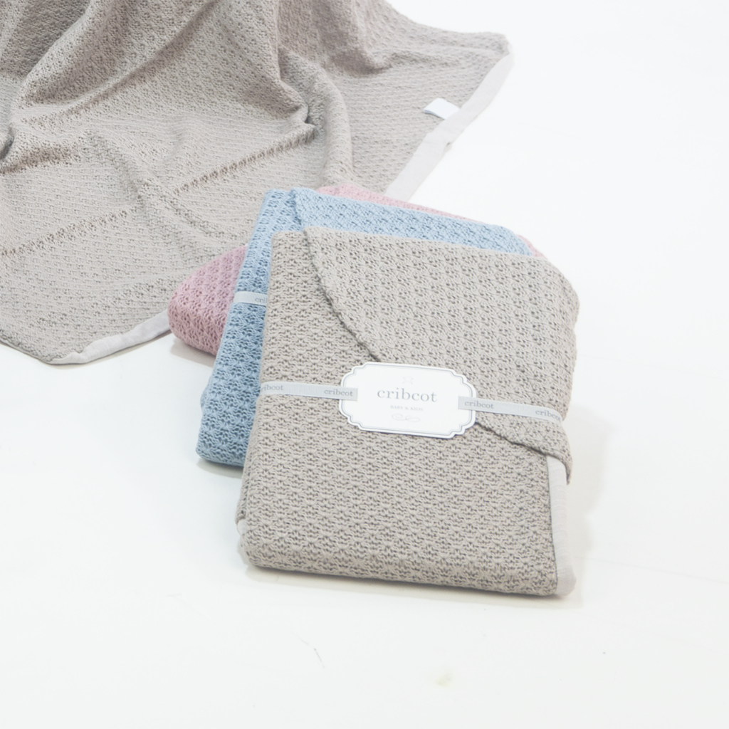 Jual cribcot selimut bayi rajut bertopi - hooded blanket Knitted ...
