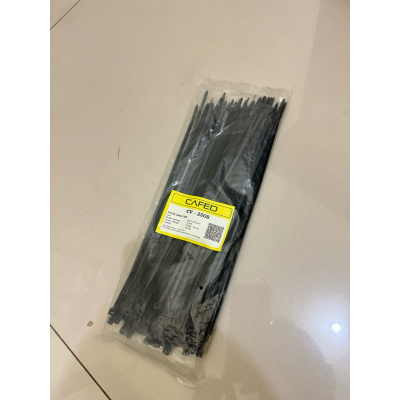 Jual PREMIUM ISI 100 Pcs Nylon Cable Tie 10cm 15cm 20cm 25cm 30cm Kabel ...