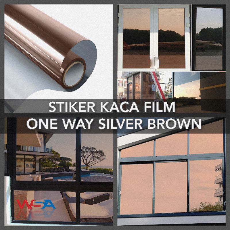 Jual stiker Kaca film one way cermin /sticker one way pelapis jendela ...