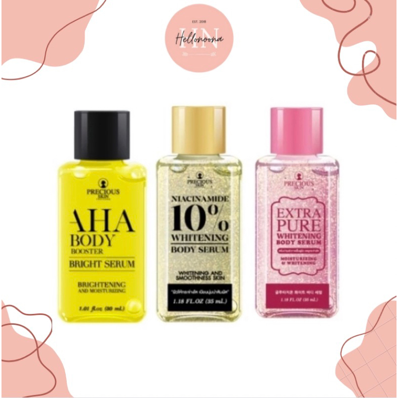 Jual PRECIOUS SKIN - AHA Brightening & Whitening Booster Body Serum ...