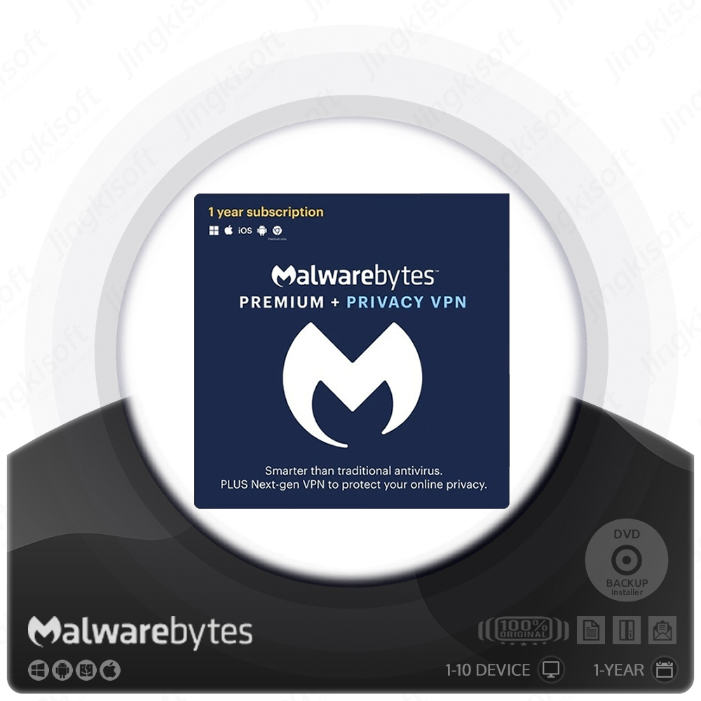Jual Malwarebytes Premium + Privacy VPN Bundle - 1-Year / 2-Device ...