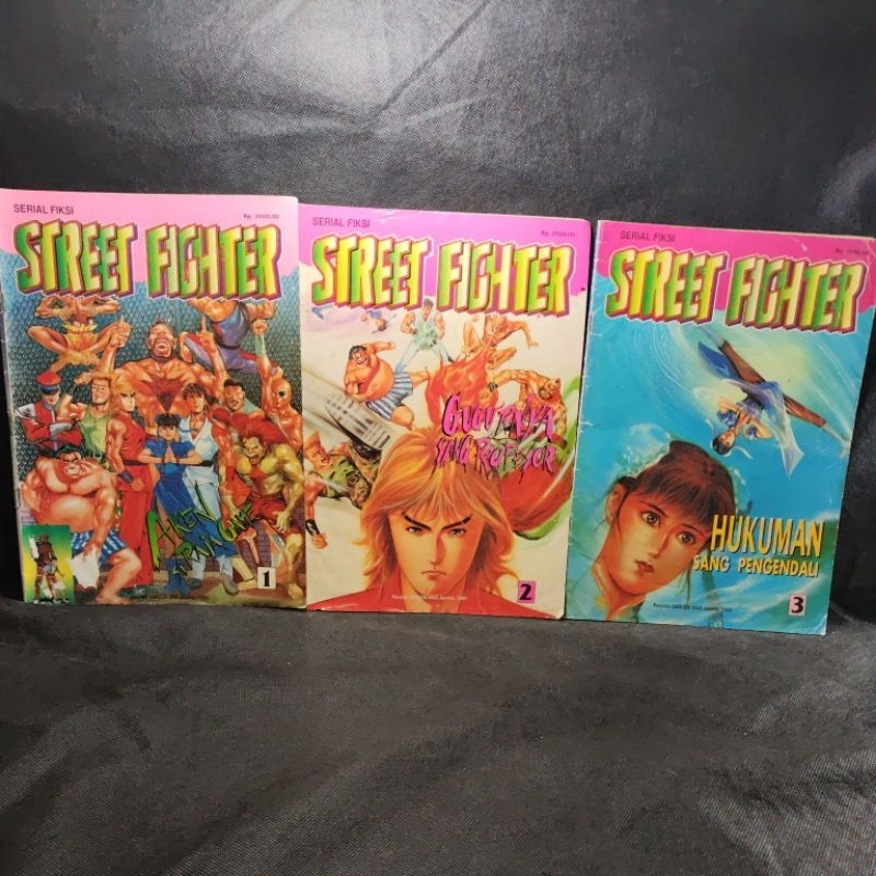 Jual Buku / Komik Street Fighter Vol 1,2,3, Garuda Mas Jakarta, 1991 ...