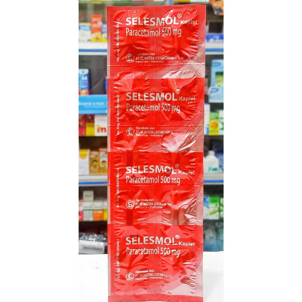 Jual Selesmol Paracetamol 500MG 𝟏 𝐒𝐓𝐑𝐈𝐏 𝐈𝐒𝐈 𝟏𝟎 𝐊𝐀𝐏𝐋𝐄𝐓 - Meredakan Demam ...