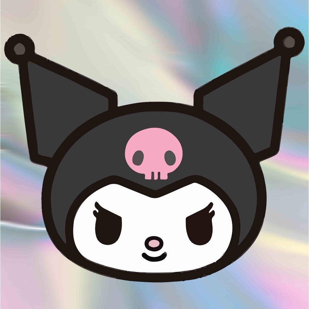 Jual SABLON STICKER DTF UKURAN 14CM TEMA KUROMI | Shopee Indonesia