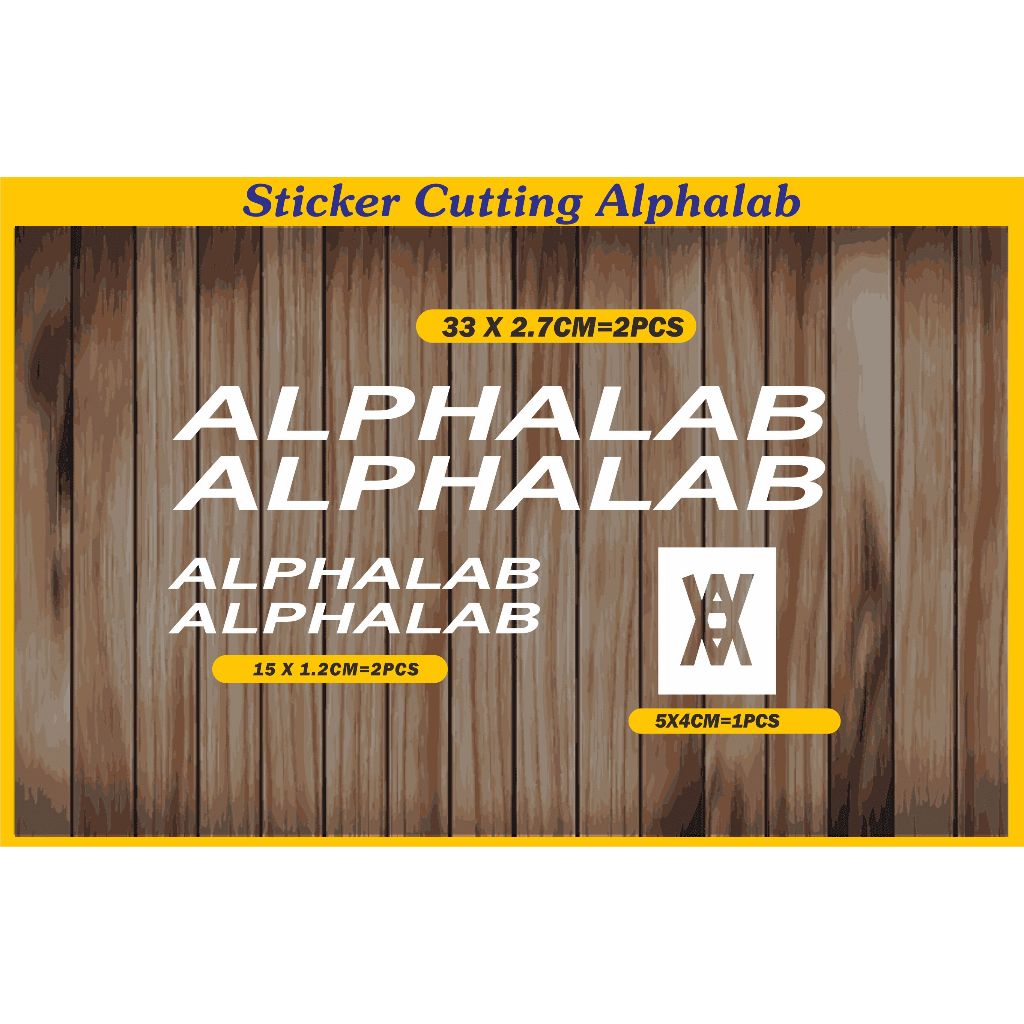 Jual sticker cutting fixie Alphalab cutting sticker sepeda murah ...