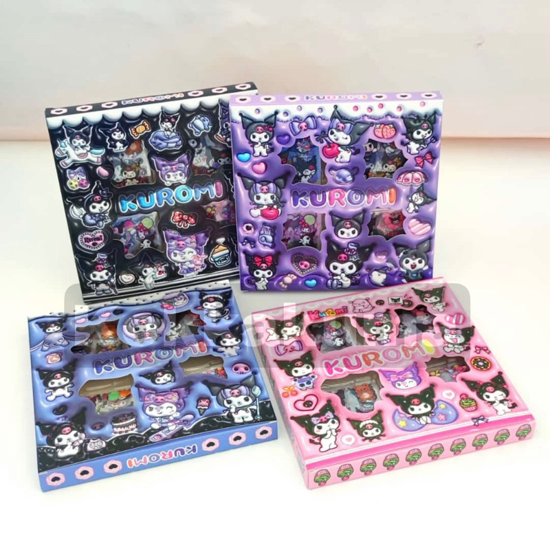 Jual ( KKM ) KUROMI SANRIO Sticker Box NONO / MOMO 2D Dekorasi Anak ...