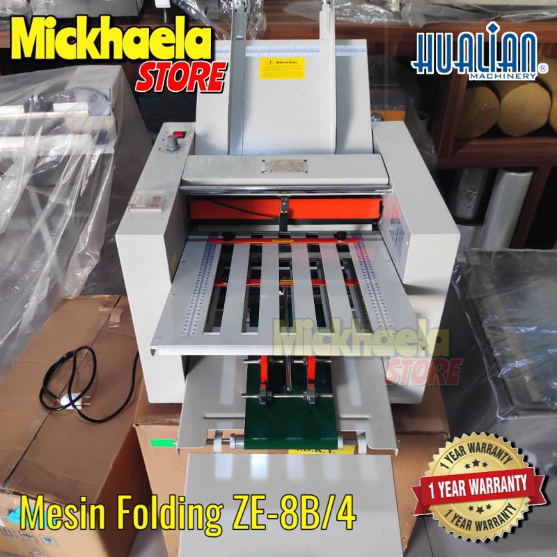 Jual Mesin lipat kertas otomatis / Auto folding machine ZE-8B4 Hualian | Shopee Indonesia
