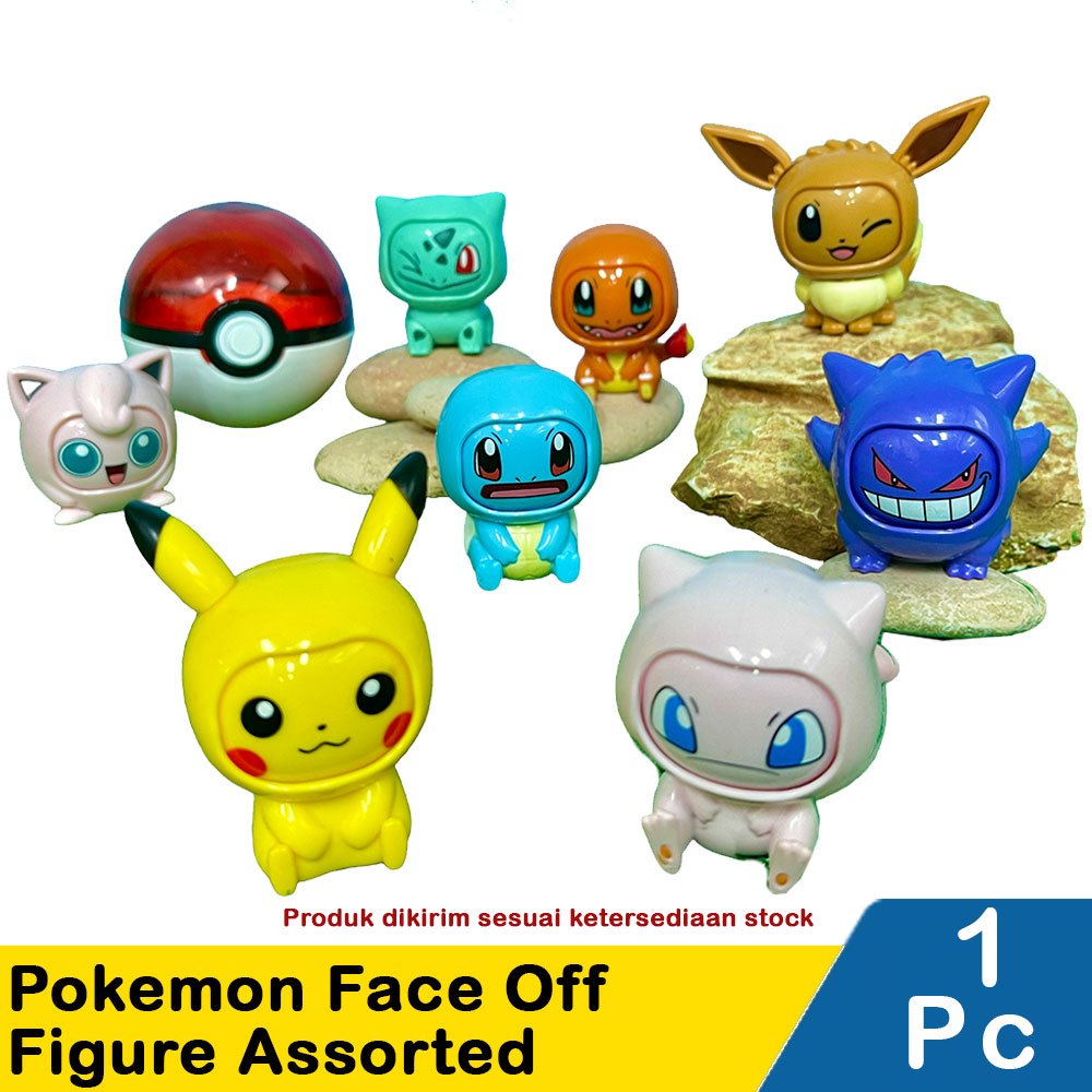 Jual Emco Pokemon Face Off Figure Assorted | Shopee Indonesia