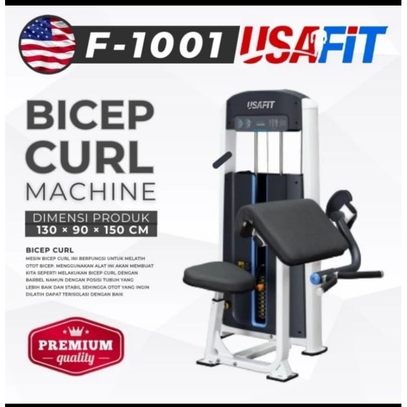 Jual ALAT FITNESS BICEP CURL MACHINE USAFIT | Shopee Indonesia