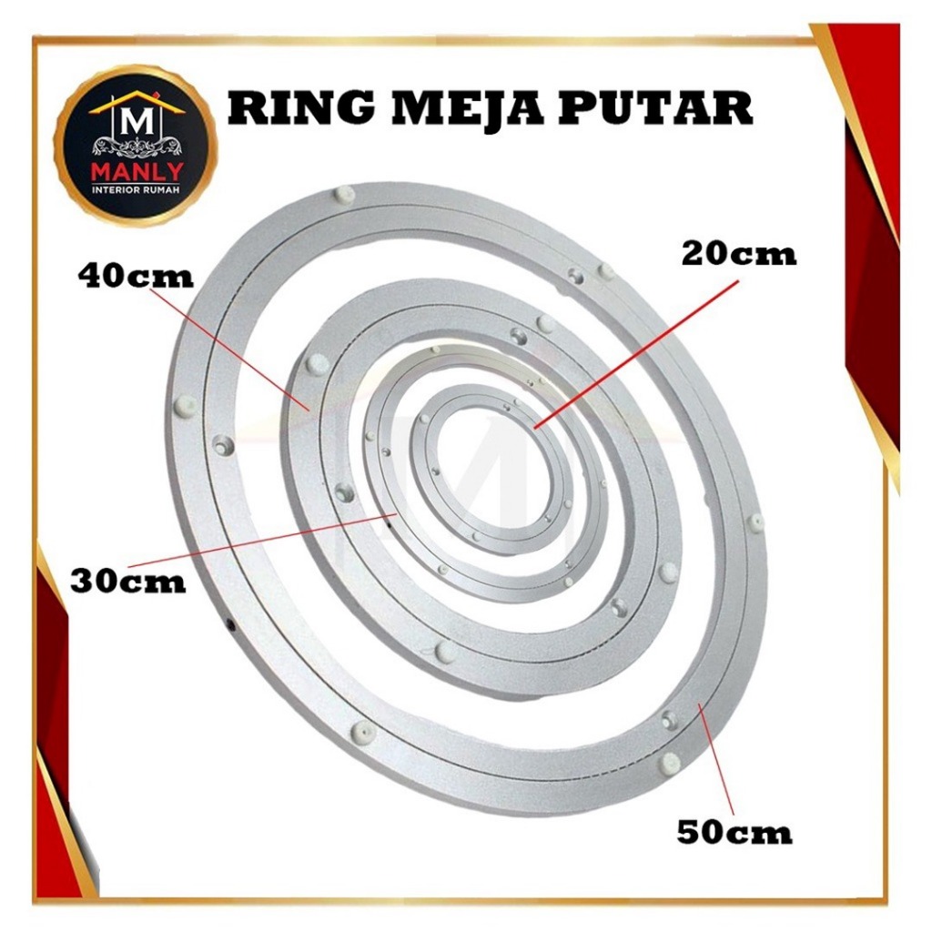 Jual Rel ring putar tatakan meja makan rel ring meja makan puter ...