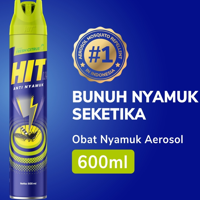 Jual Hit Aerosol Expert Fresh Citrus 600 Ml (Kemasan baru) | Shopee ...
