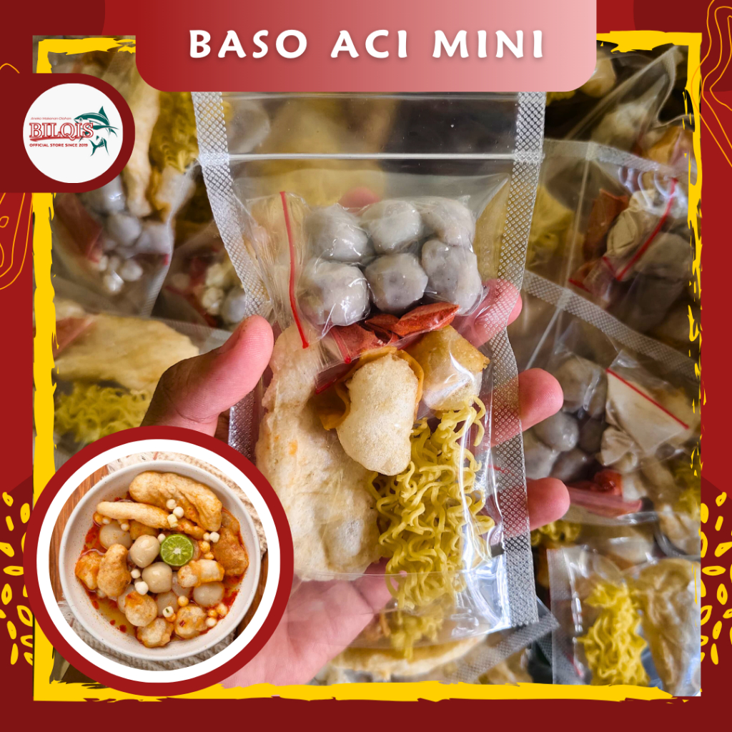 Jual Baso Aci MINI / Bakso Aci Boci Instan Homemade / Baso Aci Bilqis ...