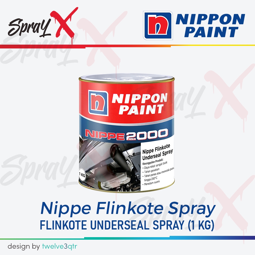 Jual NIPPE 2000 FLINKOTE UNDERSEAL SPRAY 1 KG / FLINTKOTE SPRAY ...