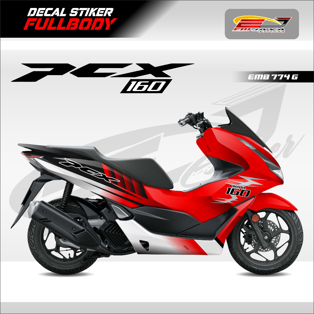 Jual STIKER MOTOR PCX ALL VARIAN FULL BODY SIAP PAKAI-STIKER DOFF ...
